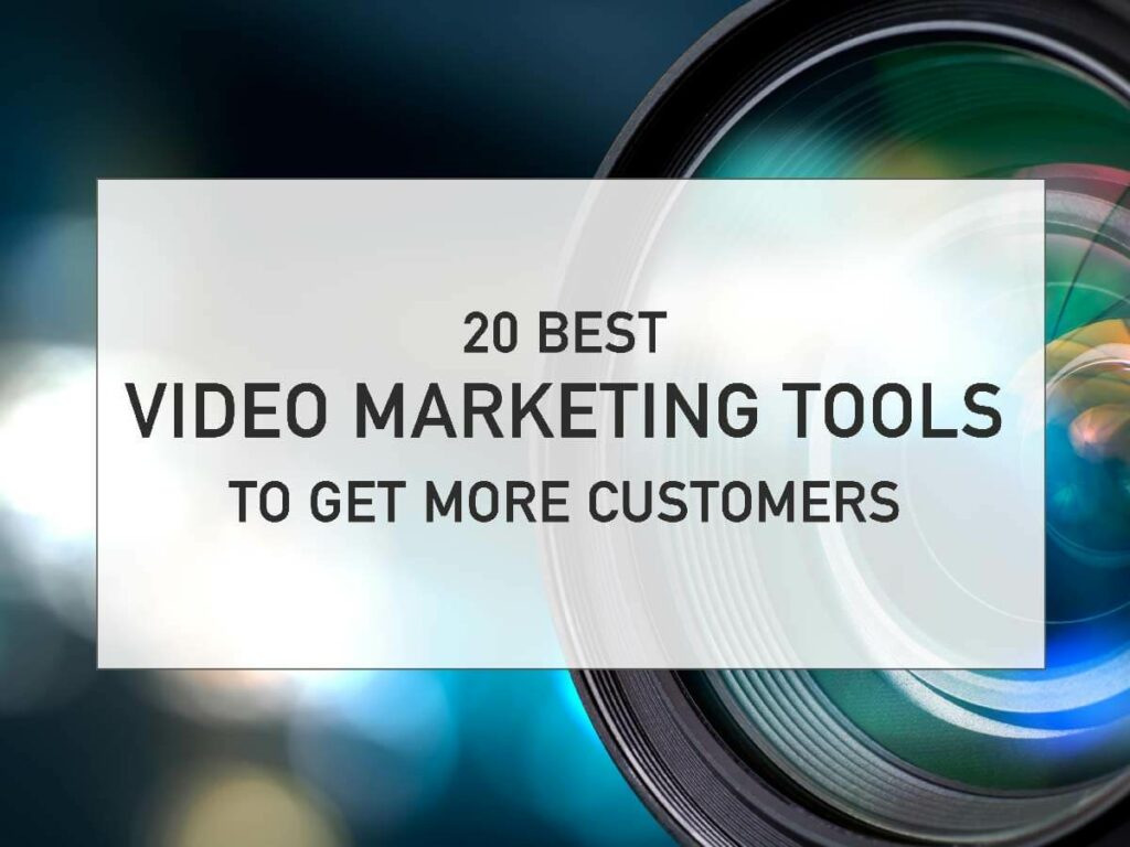 20 Best Video Marketing Tools 2020