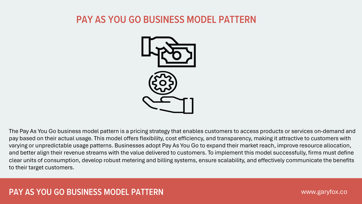 Pay As You Go Business Model