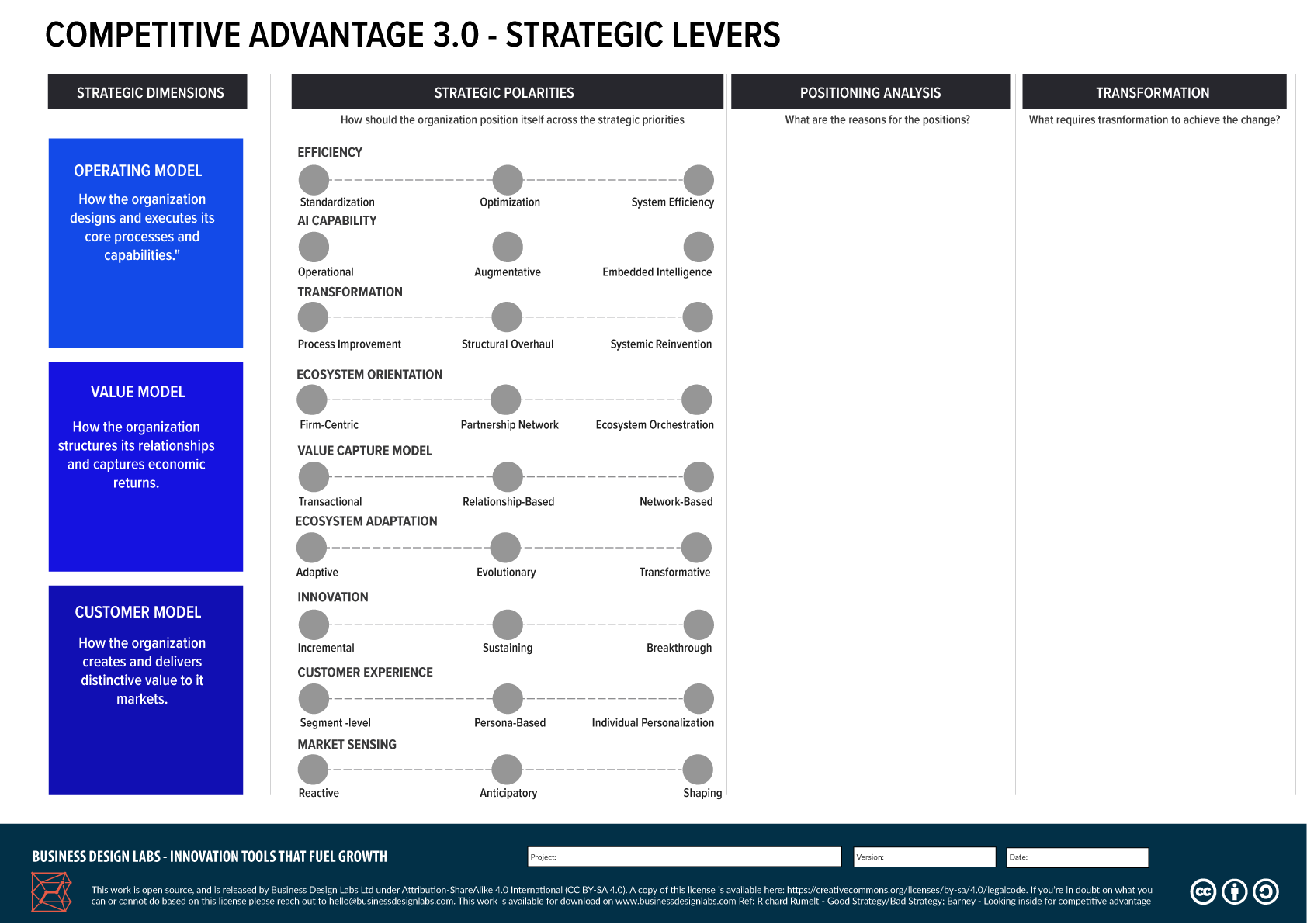 Competitive Advantage 3.0: The Nine-Lever Framework For Strategic Leadership