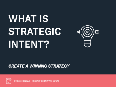 Strategic Intent Is Broken. Here’s How To Fix It.